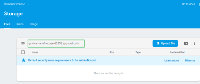 Xamarin.Forms - Working With Firebase Storage
