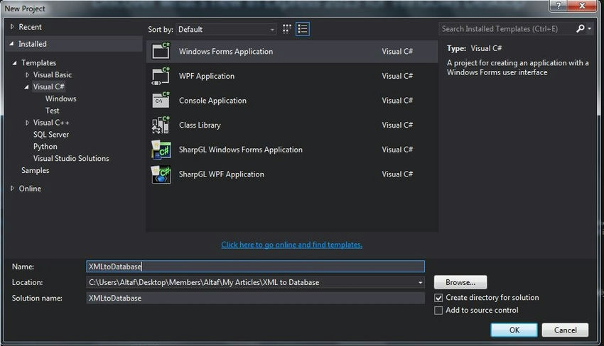 Fetching Data From XML File To SQL Database