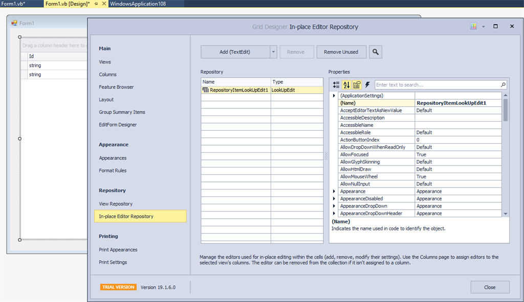 DevExpress Gridcontrol shows empty column...